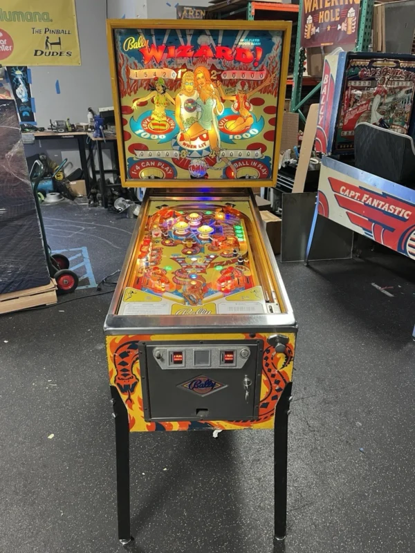 Wizard Pinball Machine 1975 | Refurbishedpinballshop.com
